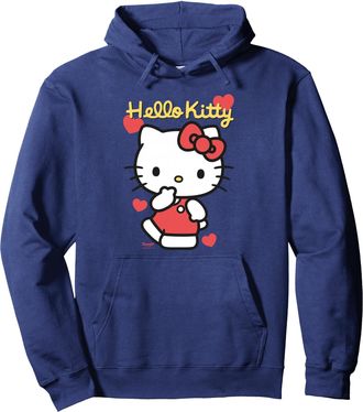 Hello Kitty Cheeky Sweet Love Klassische Pose zum Valentinstag Pullover Hoodie