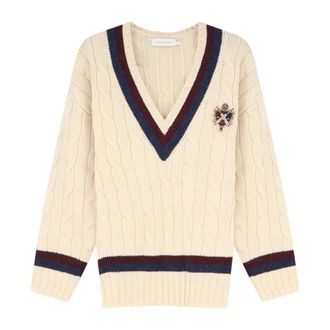 Zimmermann Valiant Cable Knit Sweater - - Knitwear - Damen - Beige - XS