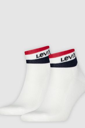 Levi's Chaussettes Mi Hautes Sport Rayures Lot De 2 - Homme - Multicolore / Iconic - 35