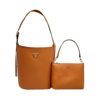 Guess Femme, Sacs, Brun, Taille: ONE Size Meridian II Bucket