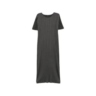 Issey Miyake Robe Couleurs Mensuelles Ao&ucirc;t - Femme - Robes - Gris - Taille: 42 FR