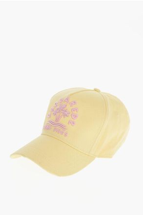 Dsquared2 Cotton Gabardine GOOD FANTASY Cap with Embossed Detail size Unica