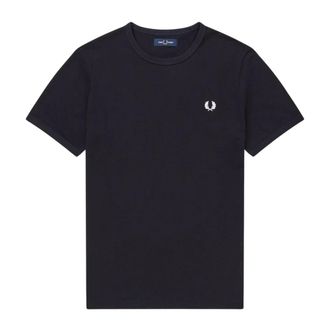 Fred Perry Ringer T-Shirt - - Tops - Herren - Blau - 2XL