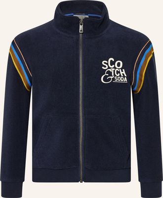 Scotch & Soda Frotteejacke blau