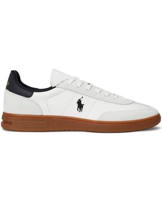 Ralph Lauren Leder-Sneaker Bedford mit Veloursleder-Overlays in