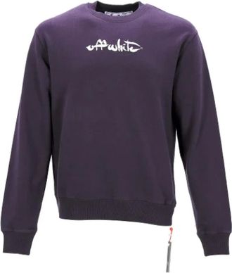 Off-white Femme, Sweatshirts et sweats &agrave; capuche, Violet, Taille: 44 FR Coton tops