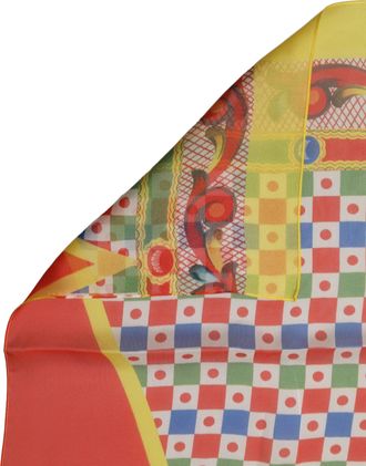 Dolce & Gabbana Silk Carretto Print Scarf - Multicolor