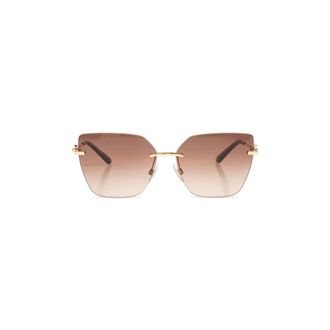 Dolce & Gabbana Femme, Accessoires, Brun, Taille: 62 MM Lunettes de soleil Cat-eye