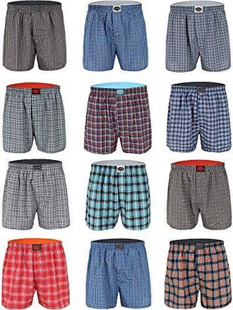 ESRA Boxer Homme caleçones pour Homme Boxer Shorts en Coton Lot de 4/6/8/10/12 B900