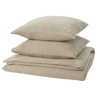 IKEA SCHERSMIN Bettw&auml;sche-Set, 3-teilig