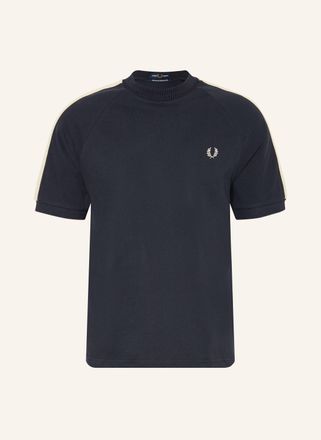 Fred Perry T-Shirt Mit Galonstreifen blau