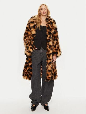 Rotate Pelzmantel Erika 1113892849 Bunt Regular Fit