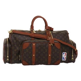 Louis Vuitton Pre-owned Canvas Weekend Bag - - Pre-owned - Damen - Braun - ONE SIZE