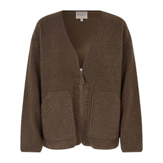 Masai Strickjacke - - Knitwear - Damen - Braun - S