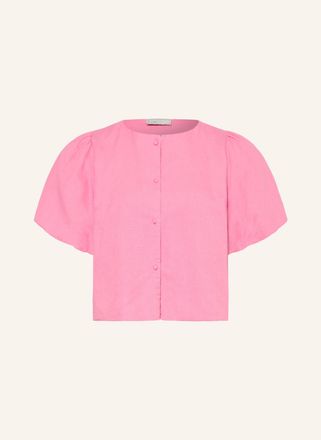 Neo Noir Neo Noir Bluse Moisa Mit Leinen pink