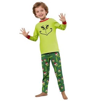 Generic Le Grinch Pyjama Noel Famille De Grinch Enfant Couple Garcon Assorti Femme Bebe Pull Homme Ensemble The Chaud Et Doux Vetement Deguisement Adulte Noël