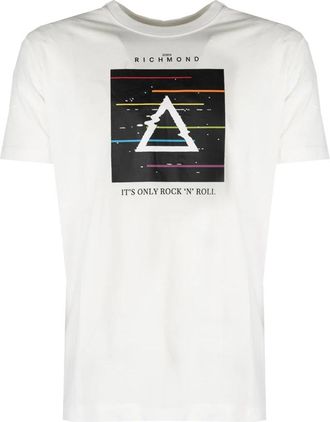 John Richmond Rundhals-T-Shirt - - Tops - Herren - Wei&szlig; - M