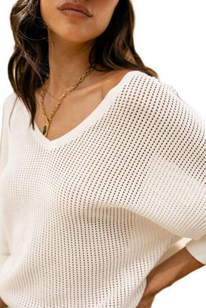 Freeman T. Porter Strickpullover Paross Knit Wear Shirt - V-Pullover - Netzpullover - Strickpullover
