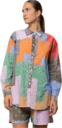 Kaos Kaos, Femme, Blouses et Chemises, Multicolore, Taille: 36 FR Spjtz011-4009 Shirt