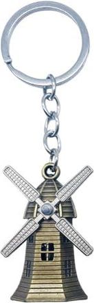 Generico Porte-cl&eacute;s Moulin &agrave; vent r&eacute;tro | Porte-cl&eacute;s avec pendentif moulin &agrave; vent | Porte-cl&eacute;s en m&eacute;tal avec pendentif pour voiture | Porte-cl&eacute;s en forme de mo