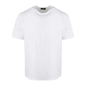 Herno Cotton Crewneck T-Shirt Ss23 - - Tops - Herren - Wei&szlig; - L