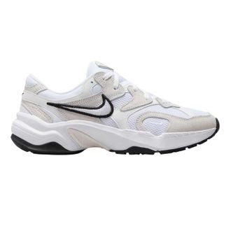 Nike Al8 Sneaker f&uuml;r Damen, Wildleder, Klobiger Absatz (Wei&szlig;/Schwarz)