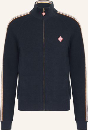 Casablanca Strickjacke Mit Galonstreifen blau