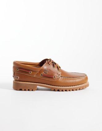 Timberland 3-Loch-Bootsschuh in Hellbraun
