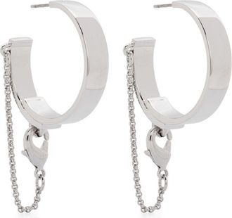 Eddie Borgo Safety Chain earrings - Silber