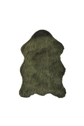 Ambia Home Kunstfell, Gr&uuml;n, Fell, Tierform, 60x90 cm, Bsci, Oeko-Tex Standard 100, pflegeleicht, Teppiche & B&ouml;den, Teppiche, Fellteppiche