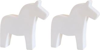 8 Seasons design LED Pferd Mini-Leuchte Shining Horse (Wei&szlig;) Micro - Dekolampe 12 cm - kabellos mit Akku & USB-C aufladbar - Tischdeko, Pferdelampe f&uuml;r Fensterb