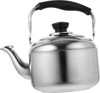 Angoily Edelstahl Pfeifkessel Stovetop Wasserkocher Für Induktion Und Gasherd Hochwertiger Wasserkessel Mit Pfeifton Tee Und Kaffee Volumen Rostfreier Wasserk