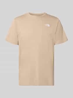 The North Face T-Shirt mit Label-Stitching und Rundhalsausschnitt