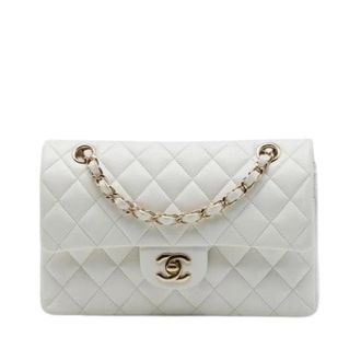 Chanel Sac bandouli&egrave;re vintage Chanel Pre-owned &agrave; double rabat - Femme - Pre-owned - Blanc - Taille: ONE Size
