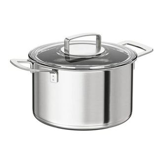 IKEA Ikea 365+ Topf mit Deckel, 8,0 l, Edelstahl