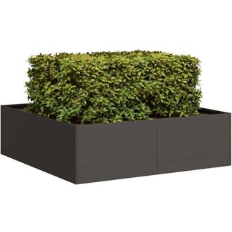 vidaXL Jardini&egrave;re noir 100x100x30 cm acier Vidaxl