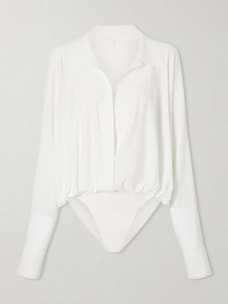 Norma Kamali Body En Jersey - Blanc
