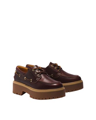 Timberland Stone Street Boat Shoe - Burgundy