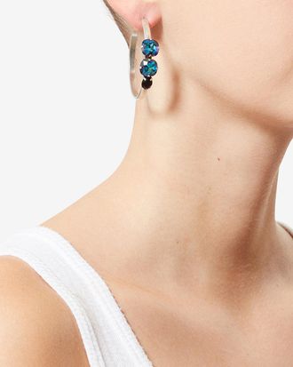 Isabel Marant Boucle DOreille Olga - Femme - Bleu Marine-argent&eacute; - Isabel Marant