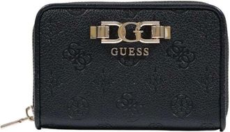 Guess Femme, Accessoires, Noir, Taille: ONE Size Anise SLG Medium Zip Around