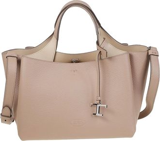 Tod's Femme, Sacs, Beige, Taille: ONE Size Tote Bags