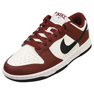 Nike Nike Herren Dunk Low Sneaker, Dark Team Red Black Summit White, 44.5 EU