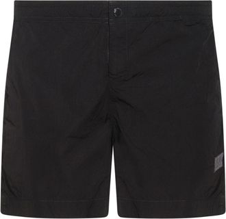 C.P. Company Shorts mit Logo-Patch - Schwarz