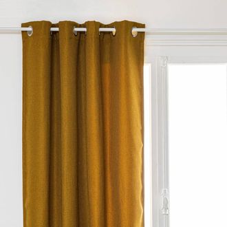 Atmosphera Atmosphera - Verdunkelnder Vorhang Malo ockergelb - 140x260 cm - Senfgelb