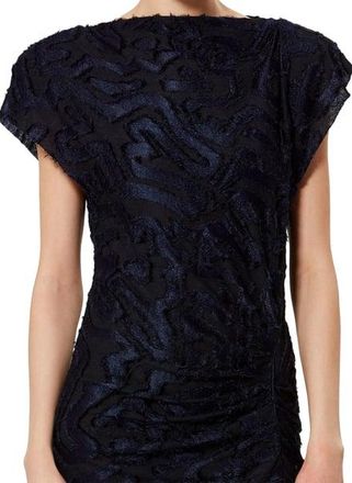 Isabel Marant Robe longue fendue Ladan en jacquard
