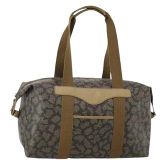 Saint Laurent Sac Boston Vintage Pr&eacute;-poss&eacute;d&eacute; - Femme - Pre-owned - Brun - Taille: ONE Size