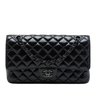 Chanel Pre-owned Sac Bandouli&egrave;re Double Flap - Femme - Pre-owned - Noir - Taille: ONE Size