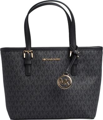 Michael Kors Femme, Sacs, Noir, Taille: ONE Size Sac à main avec logo imprimé et accents dorés