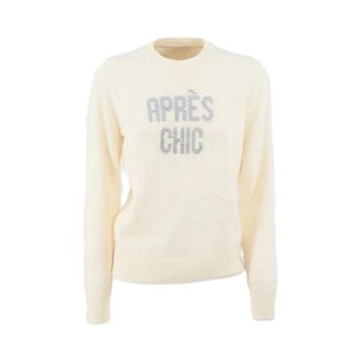MC2 Saint Barth Apres Chic 10 Strass Pullover - - Knitwear - Damen - Beige - M