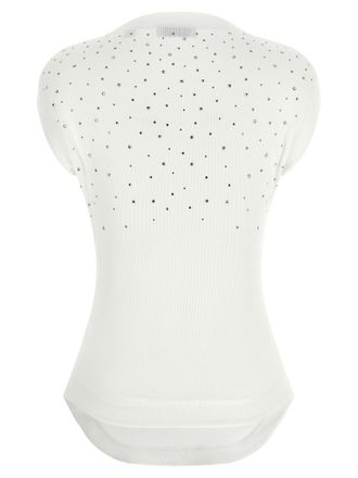 Off-white Womens White Viscose Sleeveles T-Shirt